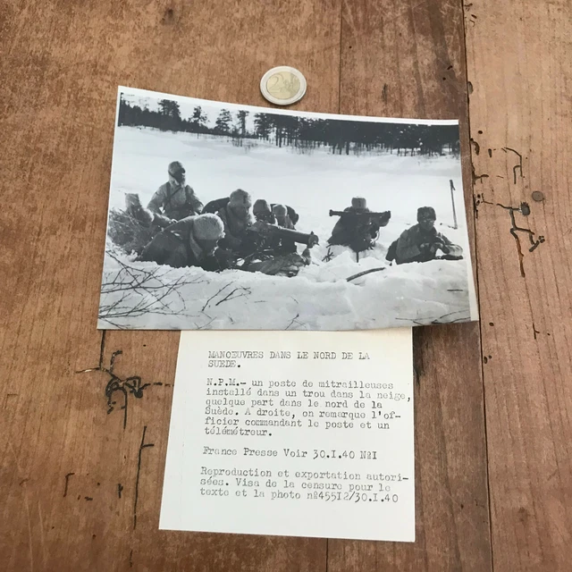 PHOTO ANCIENNE PRESSE militaire N163 manoeuvres dans le nord de la ...