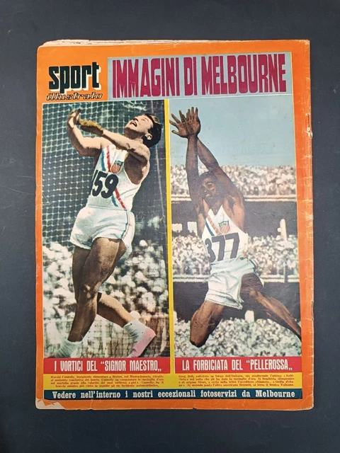 RIVISTA SPORT ILLUSTRATO n. 48 (1956) Harold Connolly, Greg Bell EUR 5 ...