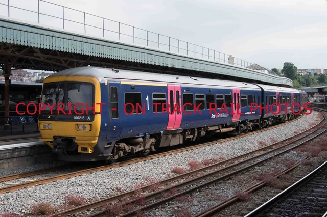 UK RAILWAY PHOTOGRAPH Of Class 166 Dmu 166215. Rmdmu2Nd-268 £1.70 ...
