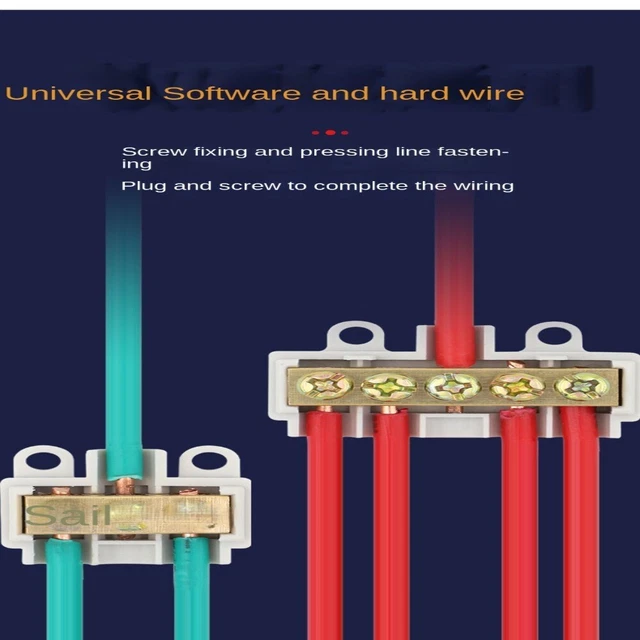 BRANCH TERMINAL T-TYPE Wiring Terminal Block Quick Wire Connector ...
