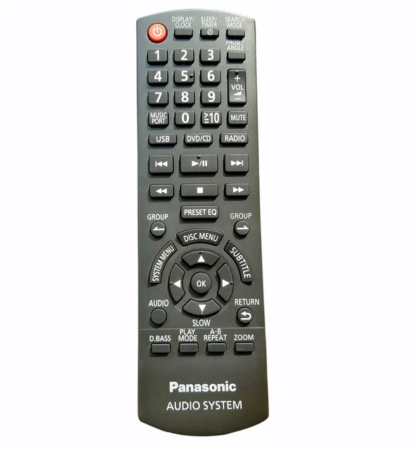 ORIGINAL PANASONIC DVD Audio System Remote Control N2QAYB000810 $41.49 ...