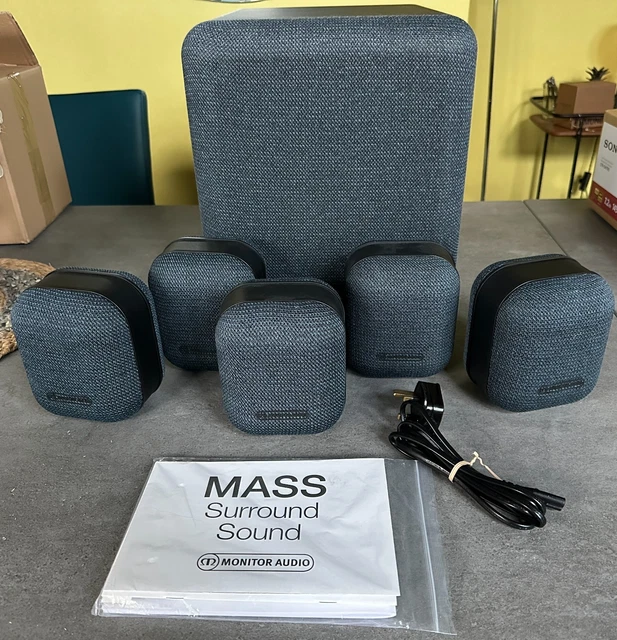 MONITOR AUDIO MASS Gen 2 5.1 satellite system with subwoofer boxed ...