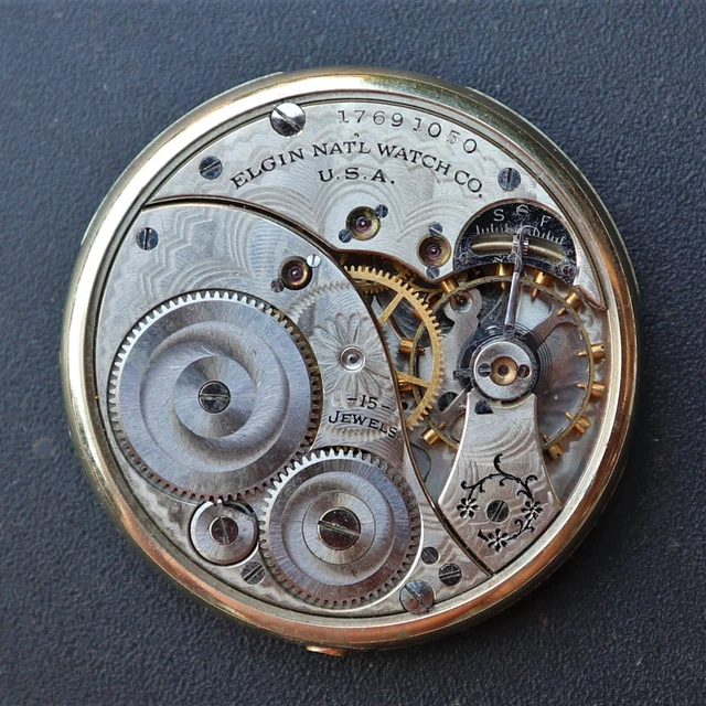 ELGIN POCKET WATCH Movement Dial Reloj Montre Orologio USA EUR 59,99 ...