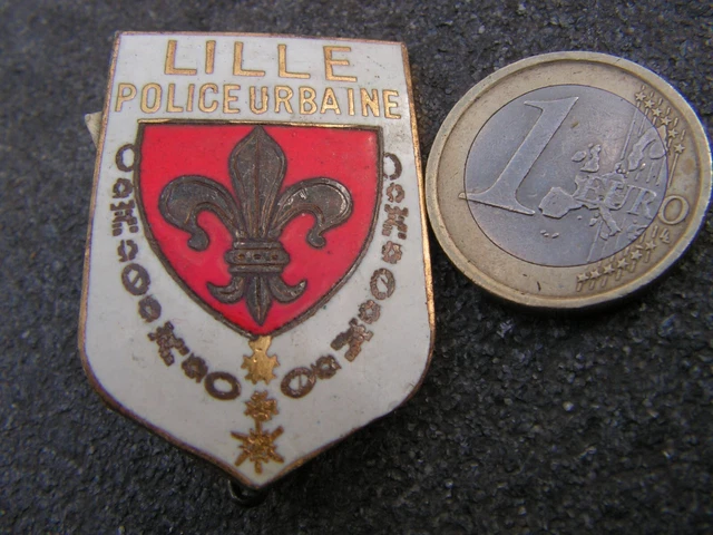 INSIGNE POLICE URBAINE francaise lille (r 6) EUR 5,00 - PicClick FR