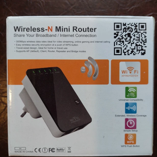 WIFI REPEATER AMPLIFIER Wireless-N Mini Router Extender Booster $8.00 ...