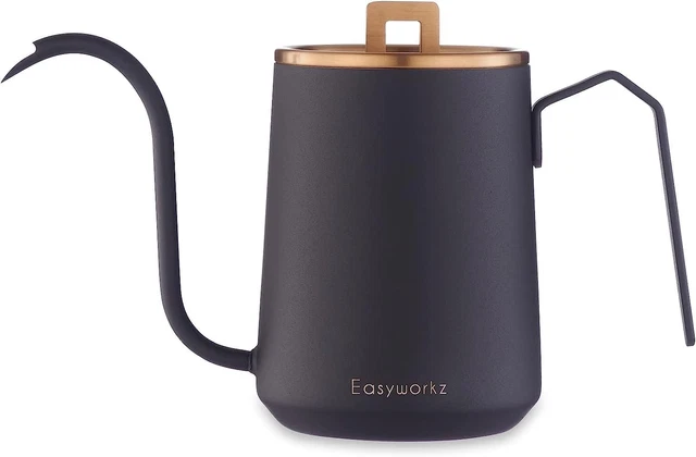 GOOSENECK POUR OVER Coffee Kettle 600Ml Stainless Steel Hand Drip ...