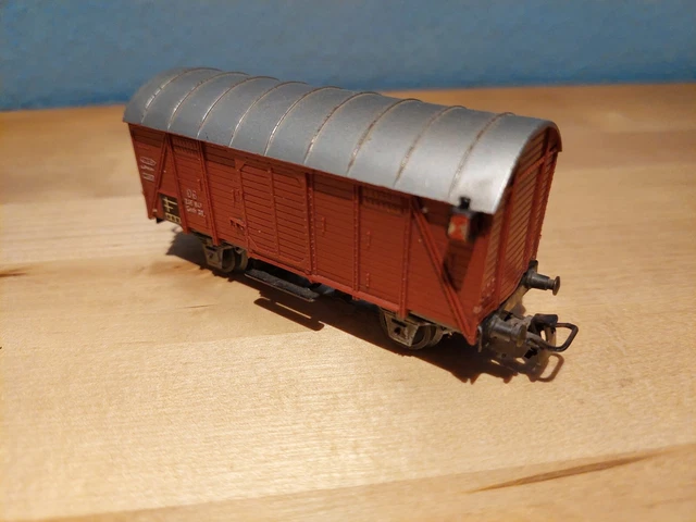 MÄRKLIN GEDECKTER GÜTERWAGEN 4506 mit Schlußlaternen EUR 9,50 - PicClick DE