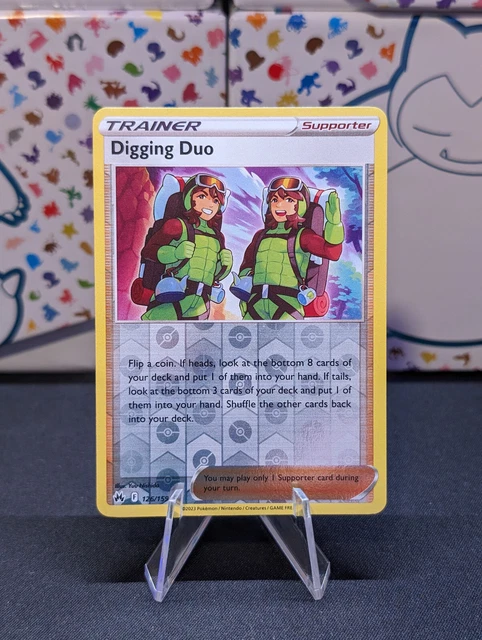 POKÉMON TCG DIGGING Duo Crown Zenith: 126/159 Reverse Holo EUR 1,19 ...