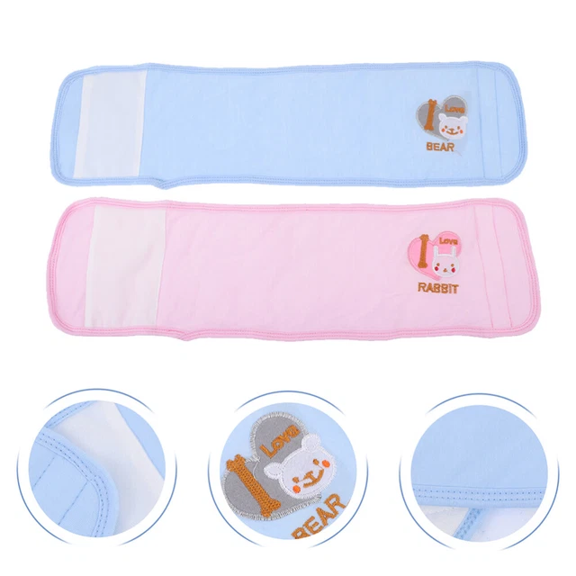 2 PCS BABY Umbilical Cord Belly Band for Gas Infant Cotton Belt £8.35 ...