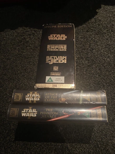 STAR WARS TRILOGY special edition vhs bundle with 1 and 2 £0.99 ...