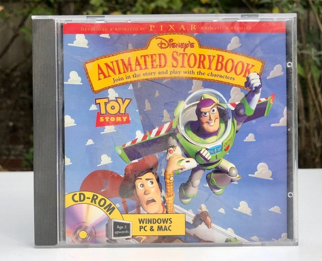 DISNEY'S TOY STORY CD-Rom - Interactive Animated Story Book - 1996 ...