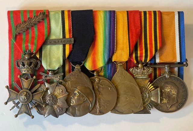 WW1 BELGIAN AGENT’S Medal Group GILMAN British Military Intelligence £995.00 - PicClick UK
