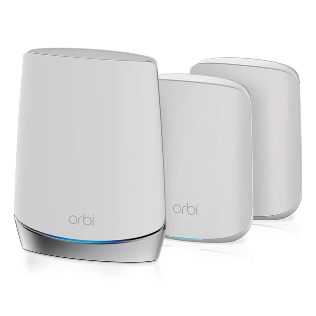 NETGEAR ORBI WHOLE Home Tri-Band Mesh WiFi 6 System (RBK653) – Router ...