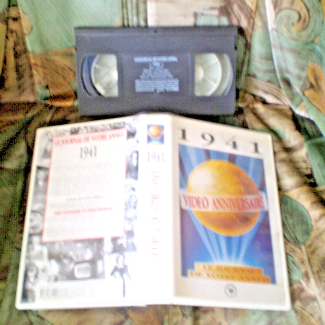 K7 VHS VIDÉO Anniversaire_ Le Journal de votre année 1941 EUR 5,50 ...