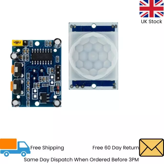 HC-SR501 PIR PYROELECTRIC Infrared Motion Detector Sensor Module $4.88 ...