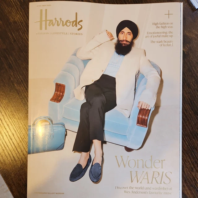 HARRODS MAGAZINE APRIL/ May 2025 BRAND NEW Waris Ahluwalia £4.88 ...