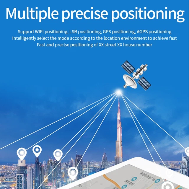 MINI GPS TRACKER Elder Children Safety Micro Location Tracker Anti-Lost ...