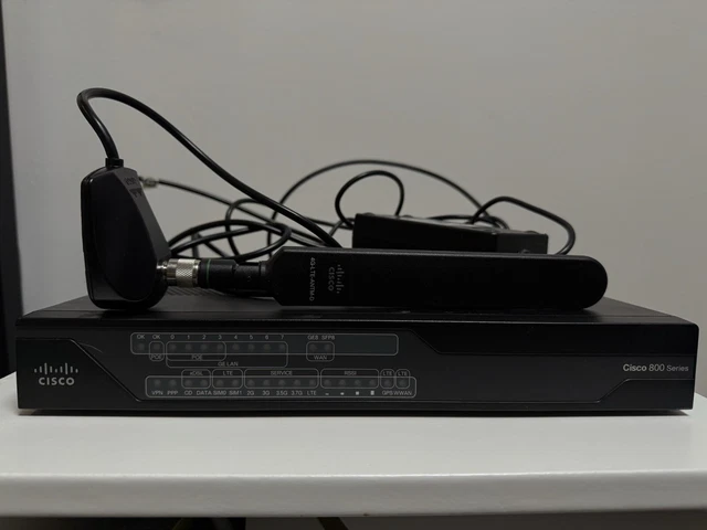 CISCO 4G/ LTE Router C897VAG-LTE-GA-K9 with VDSL modem built-in £65.63 ...