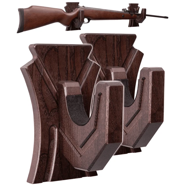 GUN RACK WALL Mount Hold Up Displays Horizontal Gun Rack and Shotgun ...