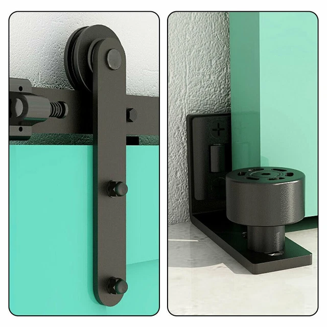 CCJH 1.22-4.15M SCHIEBETÜRSYSTEM Laufschienen Schiebetürbeschlag für Einzeltür EUR 43,39 ...