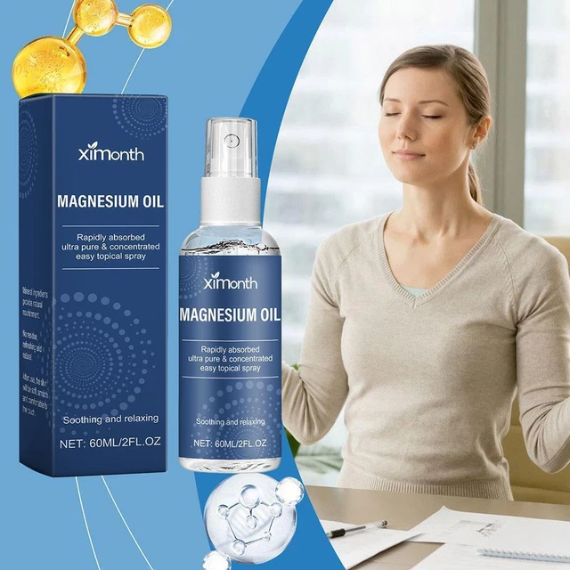 PURE MAGNESIUM OIL Spray 100% Pure Natural Magnesium Oil Spray Oils ...