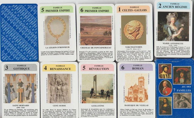 JEU DES 7 Familles Histoire De France EUR 3,00 - PicClick FR