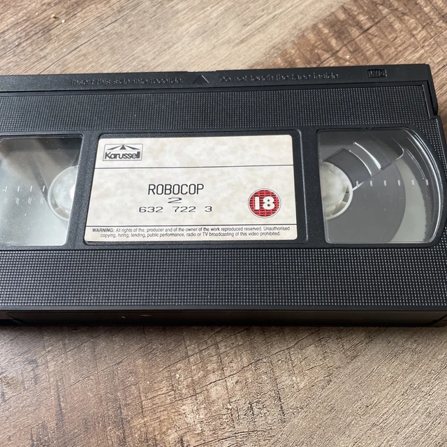 ROBOCOP 2 - ORION Pictures Original VHS Cassette - Classic - Vintage ...