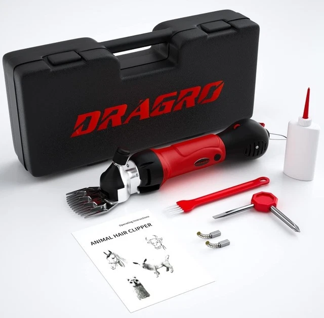 DRAGRO 2024 UPGRADED Sheep Shears 500W Professional Electric Sheep ...