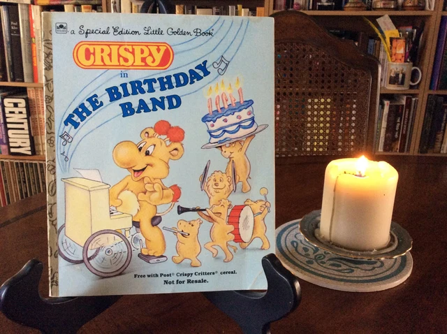 A LITTLE GOLDEN Book Crispy in the Birthday band par Justine Korman ...