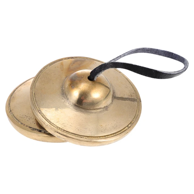 RING THE BELL Brass Om Tingsha Bells Cymbals Percussion Instrument Yoga ...