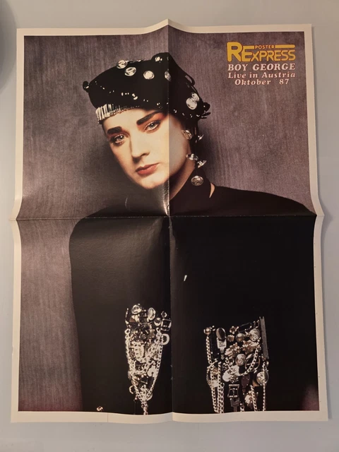 SABRINA / BOY George - Very rare poster from Austria 1987 40x32 cm £47. ...