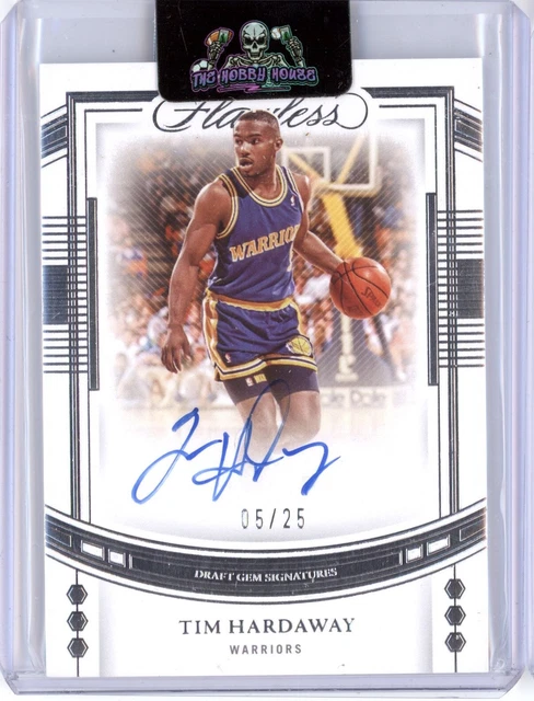 TIM HARDAWAY 2022-23 Panini Signatures Distinguées Impeccables Auto 05/ ...