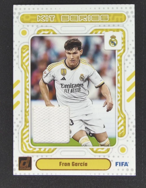 2023-24 PANINI DONRUSS SOCCER -FRAN GARCIA KIT SERIES carte patch REAL ...