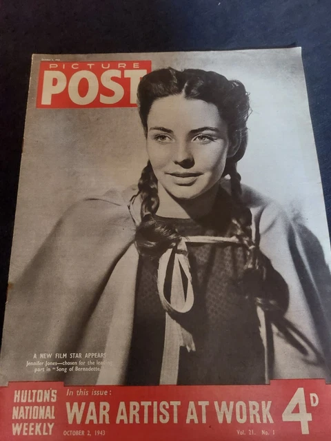 VINTAGE PICTURE POST Magazine 2 OCTOBER 1943 Italy Bombing War Artist ...