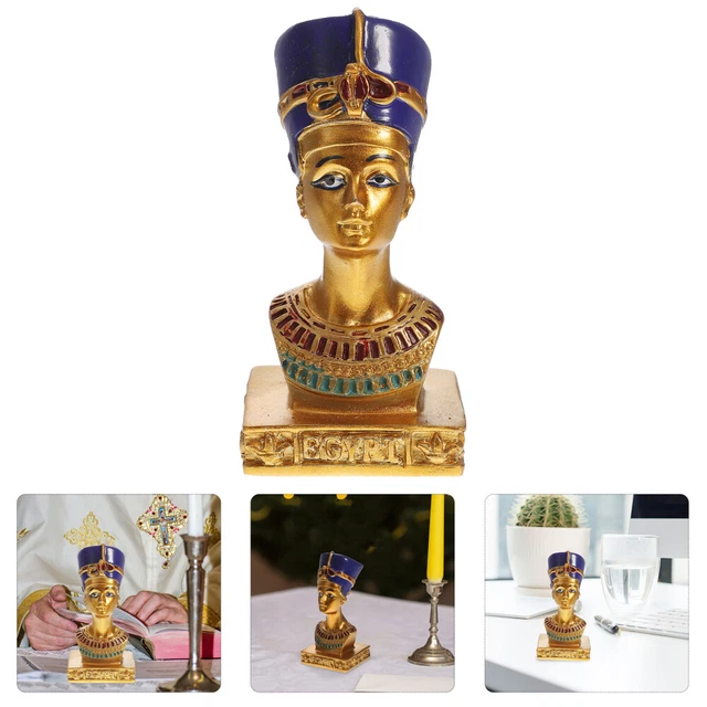 EGYPTIAN DESKTOP STATUE Egyptian Sculpture Ancient Egypt Adornment £10. ...