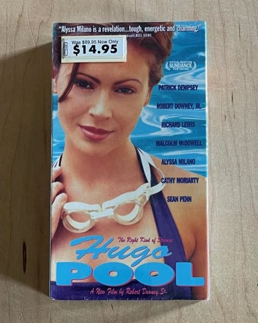 HUGO POOL (1997) Sealed VHS Fox Lorber Alyssa Milano Romance Quirky ...