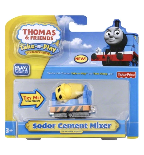 THOMAS & FRIENDS Take n Play Sodor Cement Mixer BRAND NEW in Package ...