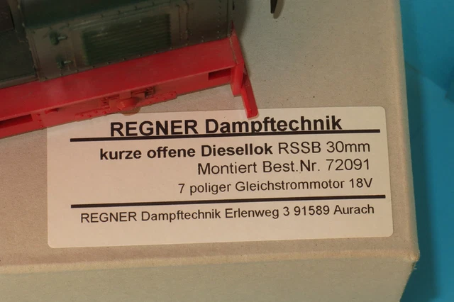 REGNER FELDBAHN O&K Diesellok KURZ RSSB 30mm! Regner Fertigmodell! NEU ...