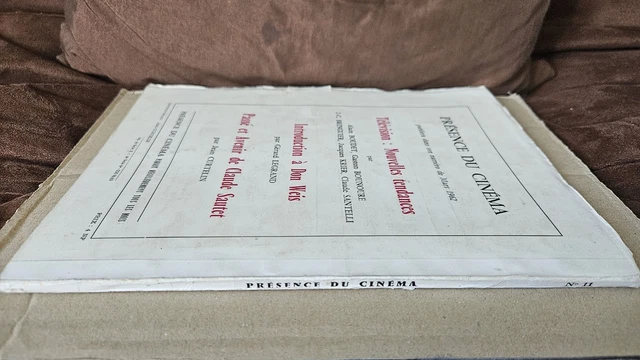 REVUE PRÉSENCE DU Cinéma 11 - Otto Preminger - Février 1962 EUR 5,00 ...