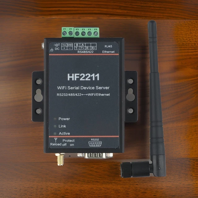 HF 2211 MODBUS Serial Server WiFi/Ethernet Converter R32/RS485/RS422 Interface $118.03 - PicClick AU