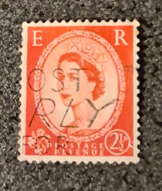 GREAT BRITAIN BRITISH Queen Elizabeth II Stamp 2 1/2D 2.5D Australian ...