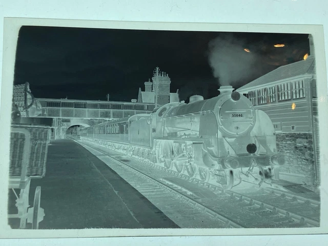 STEAM LOCO LOCOMOTIVE 30846 BR Southern Reg Railway Railway Negative 4F ...