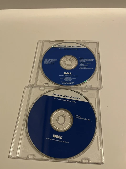 Dell Drivers And Utilities 1320c Printer Cd Disk 17 99 Picclick Ca