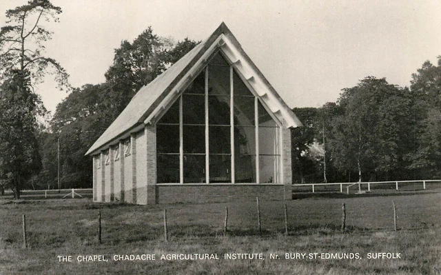BURY ST EDMUNDS Chadacre Agricultural Institute The Chapel - Postcard £ ...