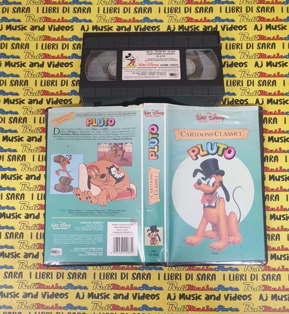 VHS FILM CARTOONS CLASSICI PLUTO 1985 ANIMAZIONE WALT DISNEY VK 4083 ...