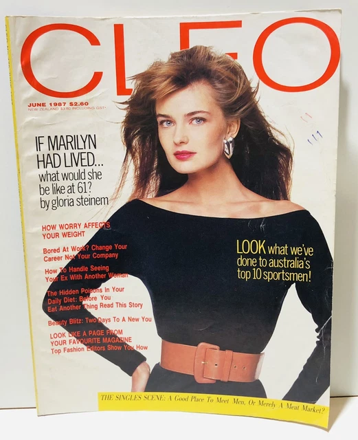 CLEO MAGAZINE JUNE 1987 Rare Collectors Retro 80s Women's Fashion ...