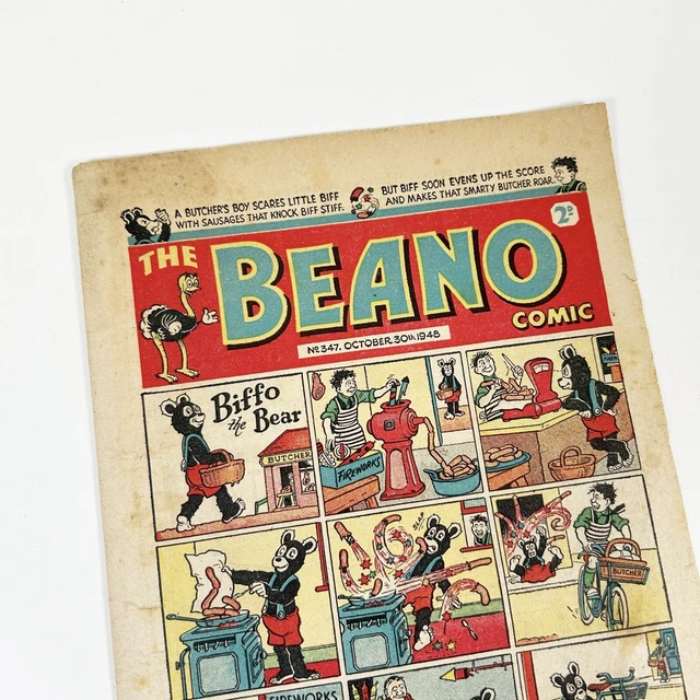 VINTAGE THE BEANO Comic Book Issue No. 347 October 30th 1948 - GOOD ...