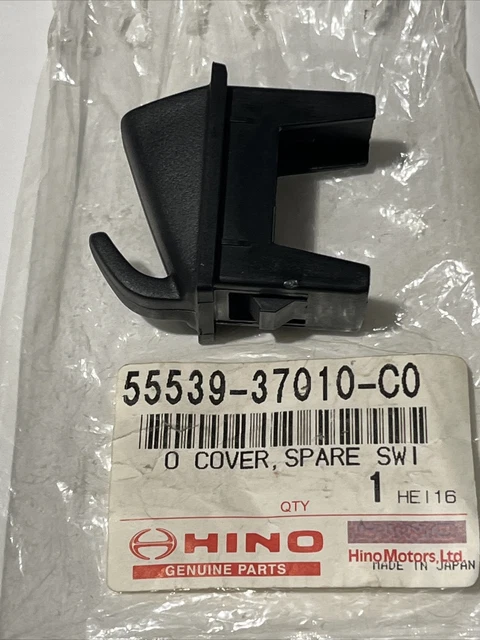 HINO TRUCK DASH switch blank insert P/N 55539-37010-CO NOS $24.00 ...