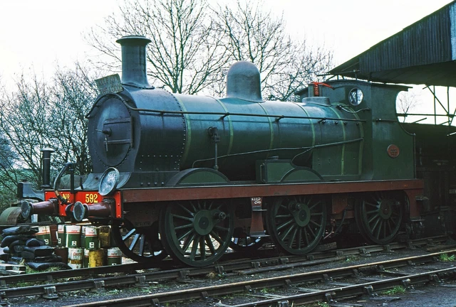 ORIGINAL COLOUR SLIDE Of Secr 0-6-0 C Class Locomotive 592 £0.99 ...