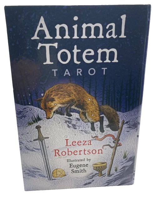 ANIMAL TOTEM TAROT By Leeza Robertson Illustrated by Eugene Smith $24.95 - PicClick AU